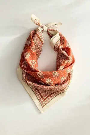 TERRAIN Embroidered Stitch Bandana - Orange