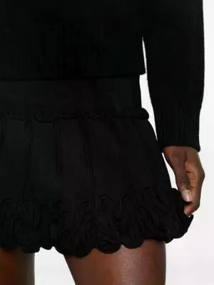 Sandro Ruffled-trim Mini Skirt