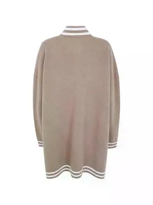 Laboratorio Capri Stripe-trim Zip-up Cardigan