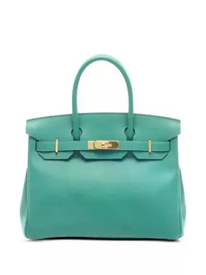 Hermès Hermès Birkin 30 Tote Bag Green