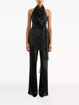 TOCCIN Gemma Sequin-embellished Flared Trousers