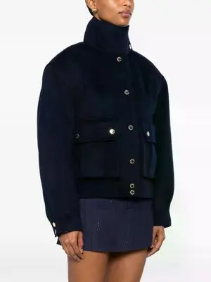 Sandro Button-up Wool Jacket