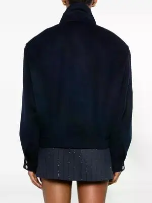 Sandro Button-up Wool Jacket