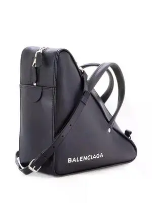 Balenciaga Triangle Duffle Bag Leather Small Satchel
