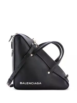 Balenciaga Triangle Duffle Bag Leather Small Satchel