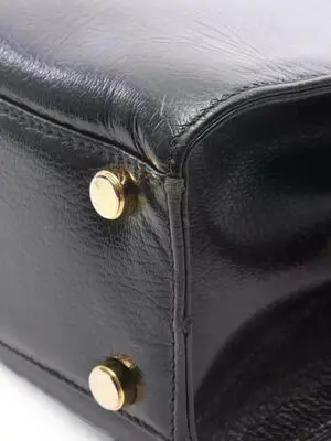 FERRAGAMO 2000s Gancini Tote Bag - Black