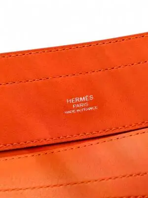 Hermès Aline Bag Milo Lambskin And Swift Mini Cross Body Bag - Orange