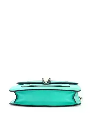 BVLGARI Serpenti Forever Square Shoulder Bag Leather Small Crossbody Bag