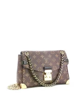 LOUIS VUITTON Trunkie Handbag Monogram Canvas Shoulder Bag - Brown