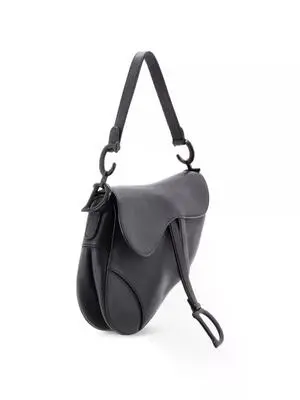 Dior Ultra Matte Saddle Handbag Leather Medium Shoulder Bag