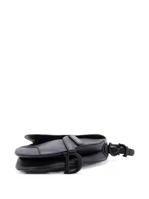 Dior Ultra Matte Saddle Handbag Leather Medium Shoulder Bag