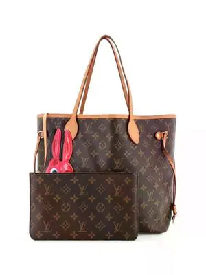 LOUIS VUITTON Monogram Canvas Neverfull Nm Limited Edition Sun Yitian Mm Tote Bag - Brown
