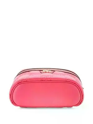 Gucci Gg Matelassé Leather Mini Shoulder Bag Top Handle Vanity Chain Bag