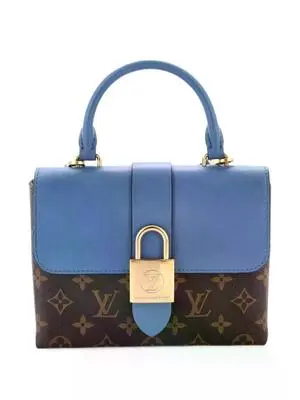 LOUIS VUITTON Locky Handbag Monogram Canvas With Leather Bb Satchel
