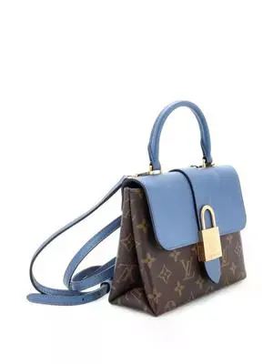 LOUIS VUITTON Locky Handbag Monogram Canvas With Leather Bb Satchel