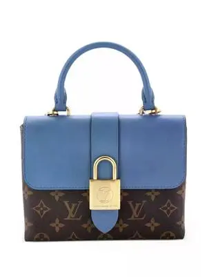 LOUIS VUITTON Monogram Canvas And Leather Bb Satchel - Blue