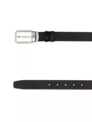 Montblanc Reversible Pebbled Leather Belt