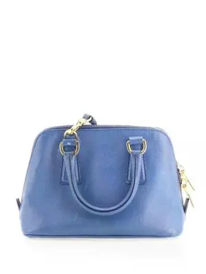 Prada Promenade Bag Saffiano Leather Mini Crossbody Bag - Blue