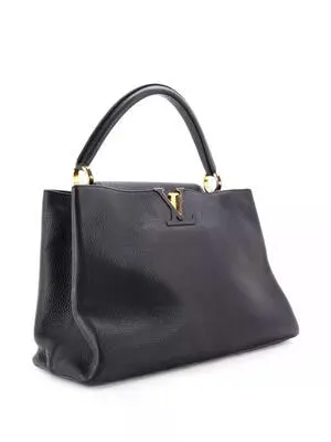 LOUIS VUITTON Capucines Bag Leather Gm Satchel