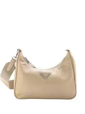Prada Re-edition 2005 Tessuto Small Crossbody Bag - Neutrals