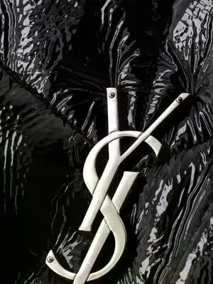Saint Laurent Loulou Puffer Quilted Patent Medium Shoulder Bag