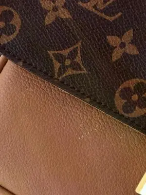 LOUIS VUITTON Marignan Handbag Monogram Canvas With Leather Shoulder Bag