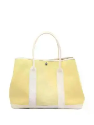 Hermès Hermès 2014 PM Garden Party Tote Bag Yellow