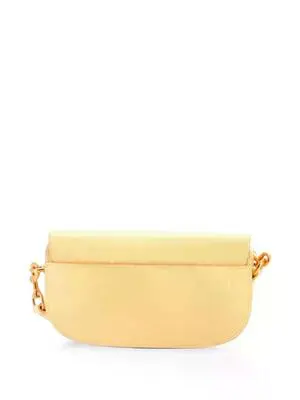 Dior Bobby Flap Bag Leather East West Crossbody Bag - Yellow