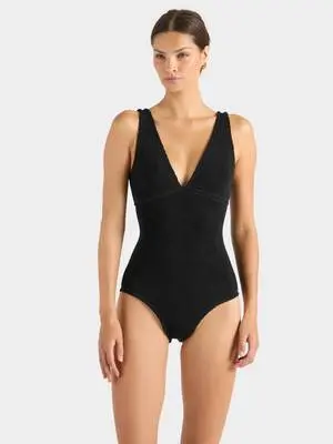 Hunza G Angel Swim One Piece - Black