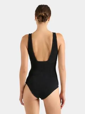 Hunza G Angel Swim One Piece - Black