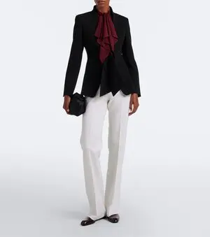 Max Mara Wool-blend Straight Pants