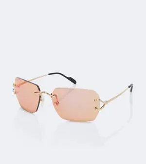 Cartier Décor C Classique De Square Sunglasses