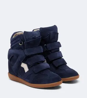 Isabel Marant Étoile Beckett Wedge Sneakers - Blue