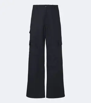 Balenciaga Cotton Cargo Pants - Black