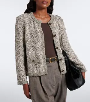 Veronica Beard Rexton Knitted Cotton-blend Cardigan