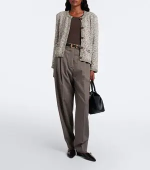 Veronica Beard Rexton Knitted Cotton-blend Cardigan