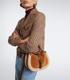 Etro Pony Small Shearling Top-handle Bag