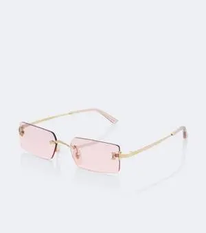 Cartier C De Rectangular Sunglasses