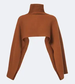 Isabel Marant Étoile Marina Wool And Cashmere Poncho - Orange