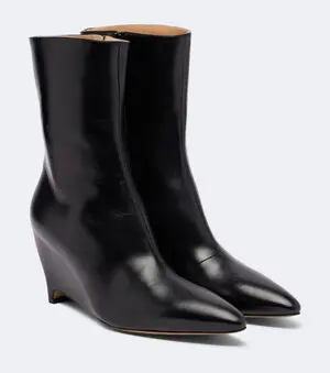 MAISON MARGIELA Heel-less Leather Ankle Boots