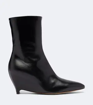 MAISON MARGIELA Heel-less Leather Ankle Boots