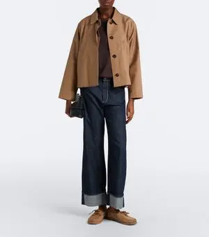 Max Mara Embellished Cotton-blend Jersey T-shirt