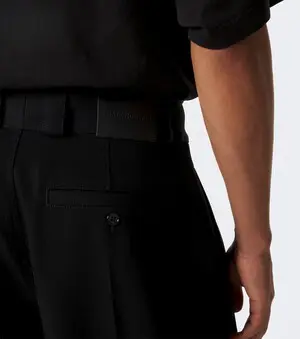 Balenciaga Wool Barrel-leg Pants