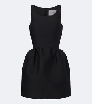 Balenciaga Wool And Silk-blend Minidress