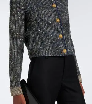 Balmain Sequined Tweed Jacket