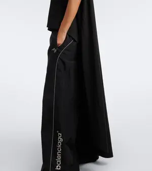 Balenciaga Asymmetric Cotton Jersey T-shirt