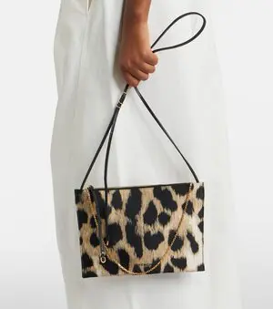 Givenchy Voyou Leopard-print Canvas Pouch