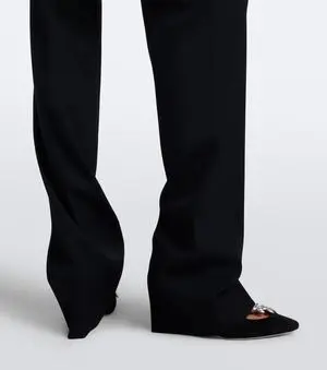 Balenciaga Wool Straight Pants