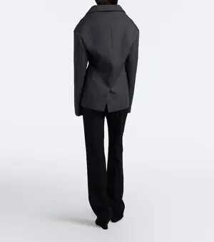 Balenciaga Wool Straight Pants