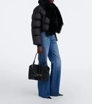 Gucci Leather Medium Shoulder Bag